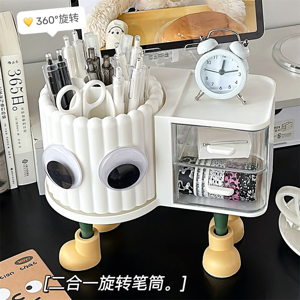 Rotating Organzier Kawaii Studio Ghibli 360 Cosmetics Stationery Makeup ...