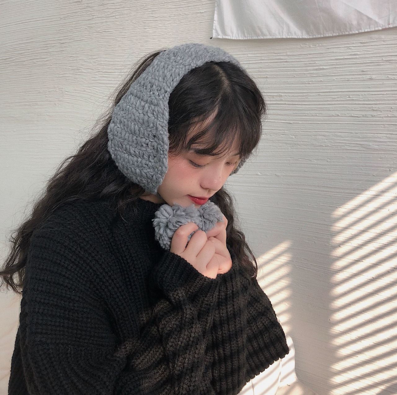 Handmade Knitted Wool Earmuffs Ear Protection – Pebbles Nepal